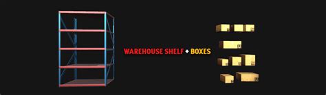 Warehouse Shelf Cardboards Flippednormals