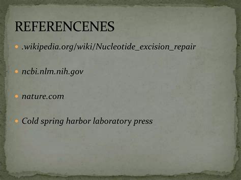 Nucleotide Excision Repair Ppt