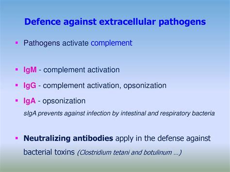 Defense Against Extracellular Pathogens Ppt Download
