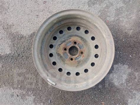 Диски 14х5,5 4х100 Nissan, 14", 1 шт, 4x100, штампованные, 4 шт, б/у, в ...