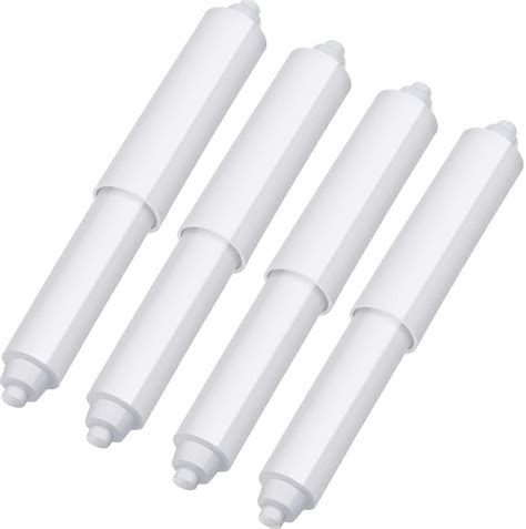 4 Pieces Toilet Paper Holder Roller Replacement Plastic Spring Loaded