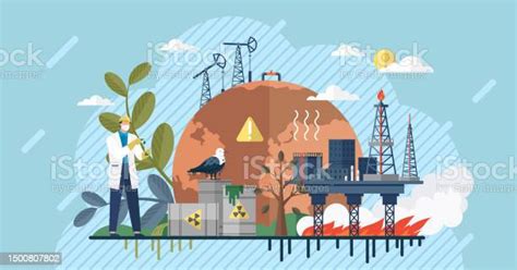 생태 문제 지구는 쓰레기로 가득 차 있습니다 지구를 구하세요 지구의 날 공장에서 배출되는 배출 더러운에 대한 스톡 벡터 아트 및 기타 이미지 Istock