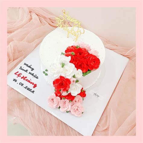 Bánh Kem Trang Trí Hoa Kem Bánh Kem Sinh Nhật Cho Nữ