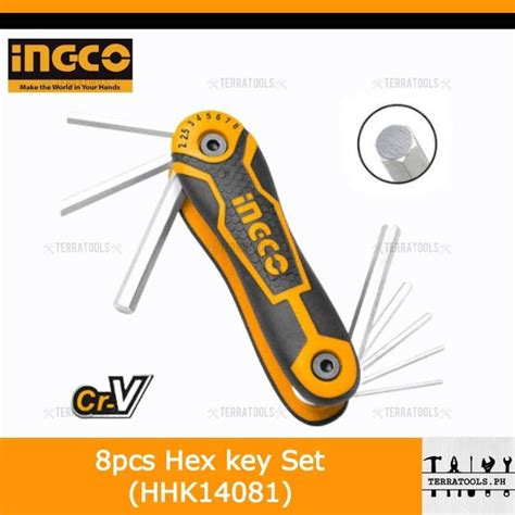 Ingco Hex Key Set 8pcs Hhk14081 Lazada Ph