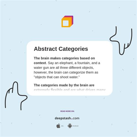 Abstract Categories Deepstash