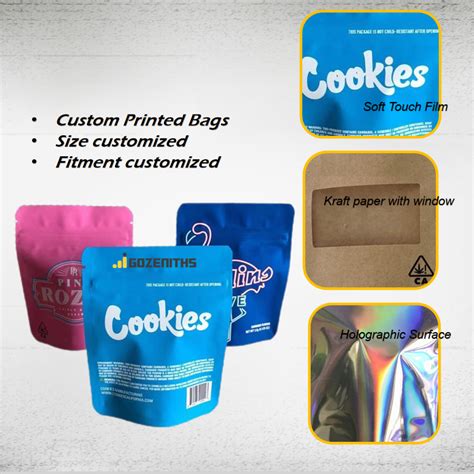Cannabis Exit Bags Dispensary Packaging Gozeniths