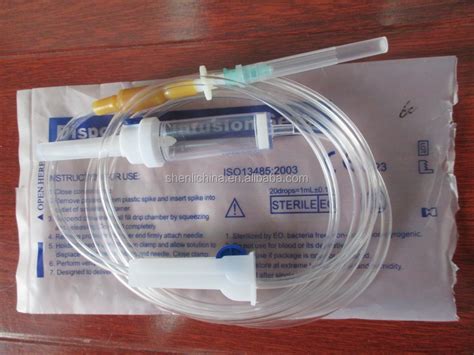 Pediatric Infusion Set Macrodrip With Needle 60 Drip Ml Buy Pediatric