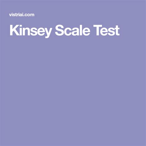 Kinsey Sexuality Rating Scale Telegraph
