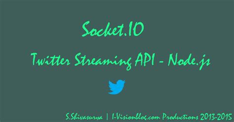 twitter streaming api node js deployed on ~ i