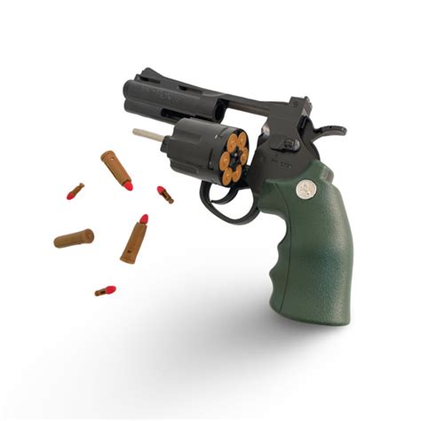 Револьвер Colt Python 357 Magnum игрушечный пистолет с гильзами и автоматической стрельбой