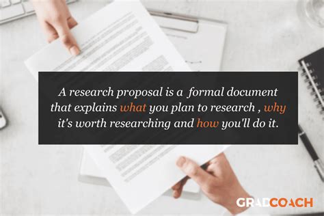 What Is A Research Proposal Examples Template Grad Coach