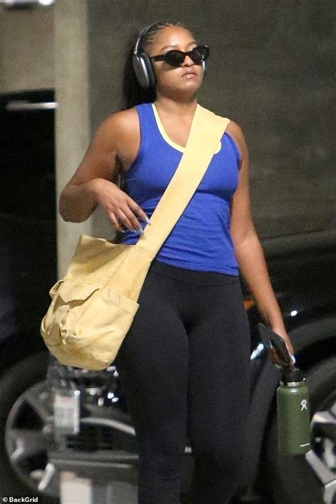 Sasha Obama Is The Epitome Of La Cool As She Leaves The Gym I Know