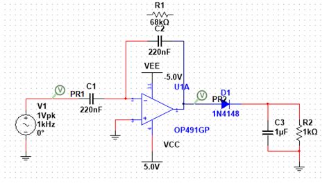 Operational Amplifier Capacitance Measurement Circuit Electrical