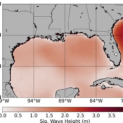 Surface Currents Snapshot For The Gom Region From The Specified Model