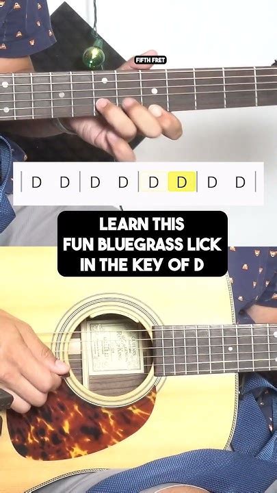 Quick Bluegrass Lick In D Youtube