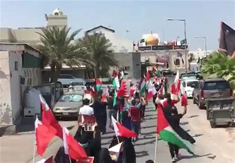 تواصل التظاهرات الشعبیة ضد التطبیع مع العدو فی البحرین الأخبار الشرق
