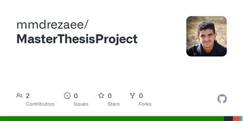 GitHub Mmdrezaee MasterThesisProject