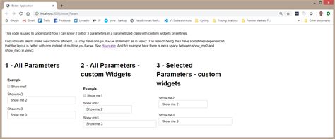 How Can I Display A Subset Of Parameters Of A Parameterized Class Using