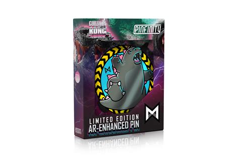 Godzilla X Kong The New Empire Godzilla Chibi Ar Pin Pinfinity