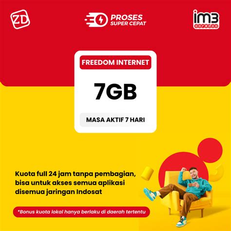 Jual Paket Data Indosat IM3 Freedom Internet Freedom U Freedom Combo