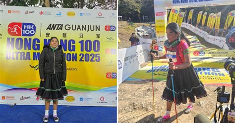 ¡orgullo Mexicano Corredora Rarámuri Completa El Ultra Maratón De Hong Kong Con Muletas Infobae