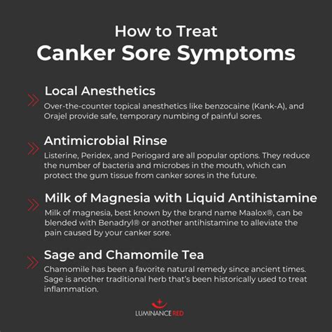 New Canker Sore Laser Treatment Now Available Luminance Red