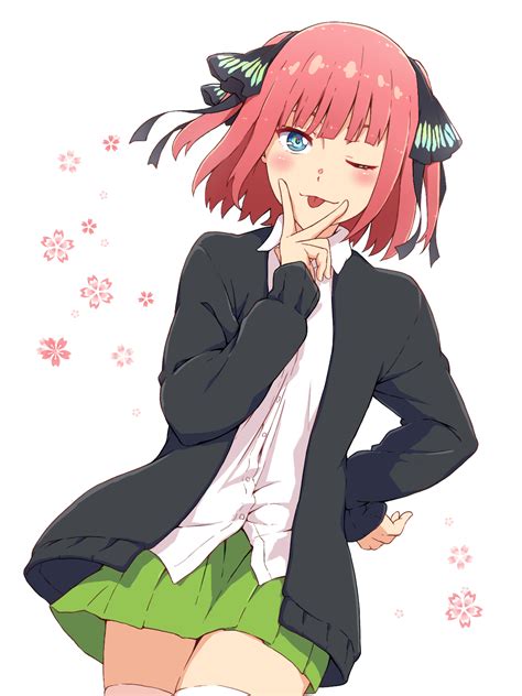 Wallpaper Anime Girls 5 Toubun No Hanayome Nakano Nino Short Hair