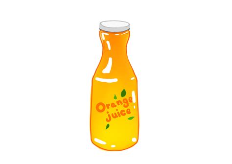 Orange Juice Sticker Juice Sticker Vinyl Laminated Sticker Laptop