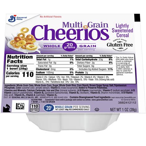 Cheerios Ingredients