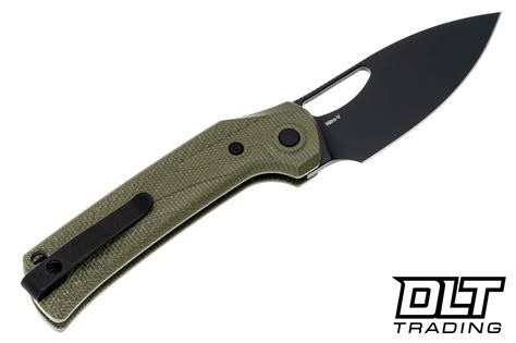 Reate Pl Xe Green Micarta Black Pvd Blade Dlt Trading