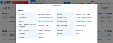 蜂巢能源351万元股权被冻结被执行人为大族激光 科技频道 和讯网