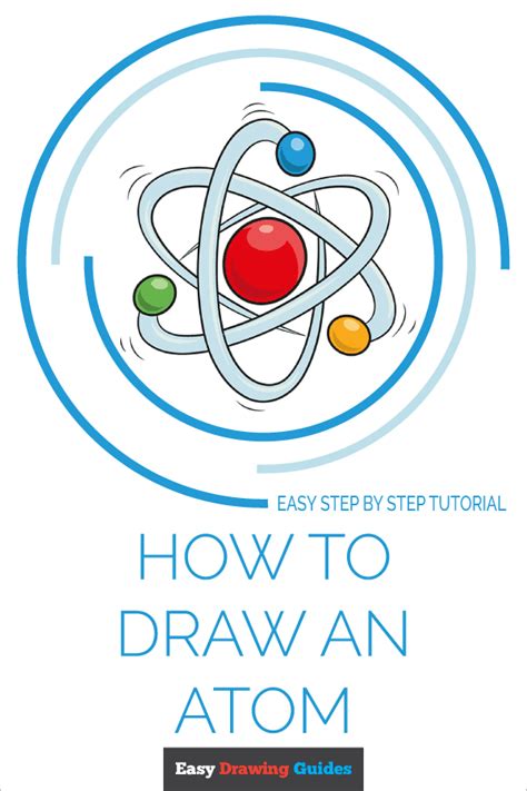 How To Draw An Atom Really Easy Drawing Tutorial