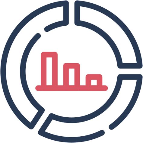 Donut Chart Data Analytics Business Finance Bar Icon Download