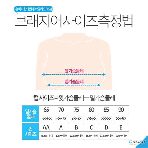 브래지어사이즈 재는법 네이버 블로그