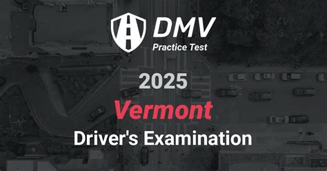 Free Vermont Dmv Practice Test Driving License Permit Test Vermont
