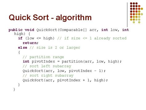 Back To Sorting More Efficient Sorting Algorithms Merge