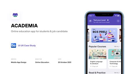 Online Education App UI UX Case Study Behance