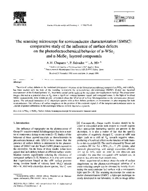 Pdf The Scanning Microscope For Semiconductor Characterization