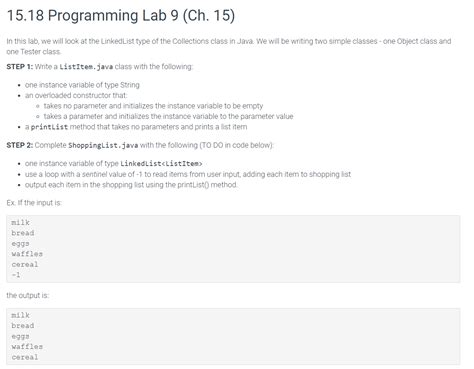 solved in this lab we will look at the linkedlist type of