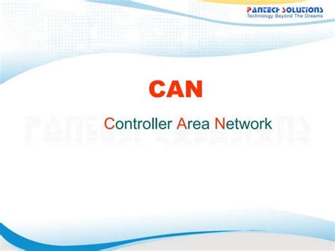 controller area network can ppt