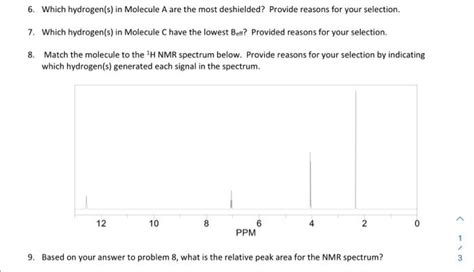 Solved Use Molecules A C To Answer Questions Molecule Chegg