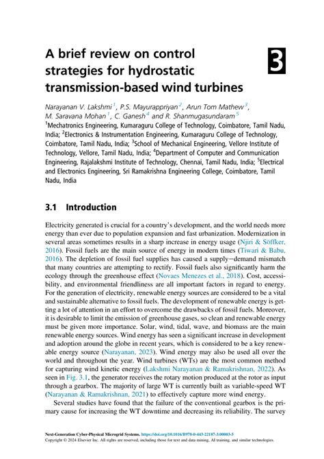 Pdf A Brief Review On Control Strategies For Hydrostatic Transmission