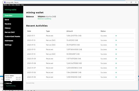 Mining Wallet Still Having Serious Sync Issues With V General Discussion Nervos Talk