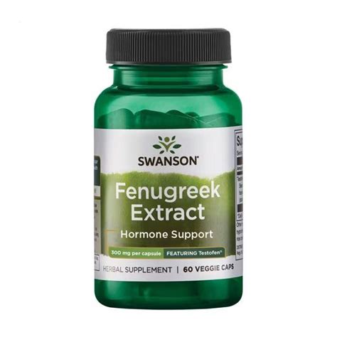 Диетическая добавка в капсулах Swanson Fenugreek Extract Экстракт
