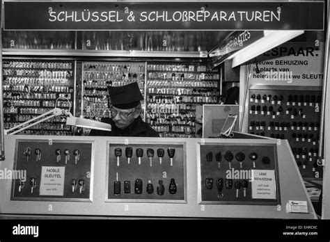 Workshop For Making Keys Stock Photo Alamy