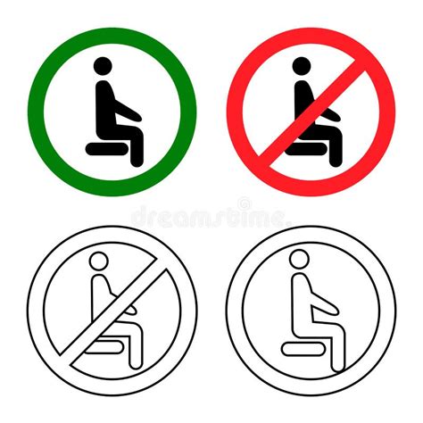 Do Not Seat Sign Stock Illustrations 231 Do Not Seat Sign Stock