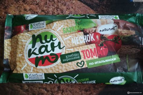 Хлебцы Молодцы Пикантэ по - итальянски - «Очень вкусный перекус ...