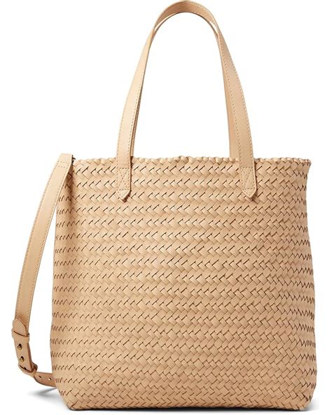 Madewell The Medium Transport Tote Woven Leather Edition