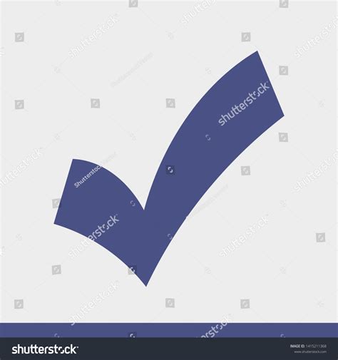 Check Mark Isolated Icon Checklist Button Stock Vector Royalty Free Shutterstock