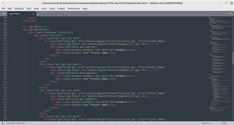 Tutorial Cara Membuat Website Dengan Html Dan Css